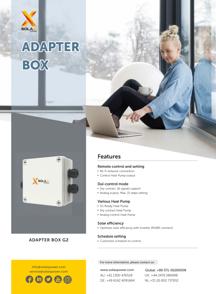 SolaX Power Adapter Box G2 - Sunfix.cz